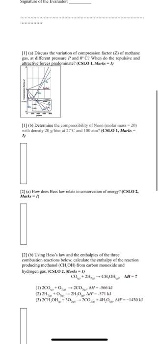 Solved [1] (a) Discuss the variation of compression factor ( | Chegg.com