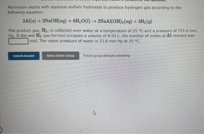 Solved CaC2(s)+2H2O(l)→C2H2(g)+Ca(OH)2(aq) The product gas, | Chegg.com