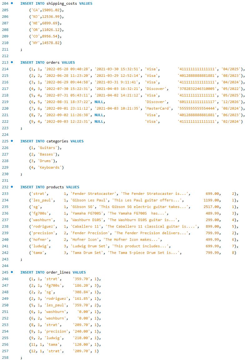 Solved ADD CONSTRAINT customers_fk_addresses_billing FOREIGN | Chegg.com