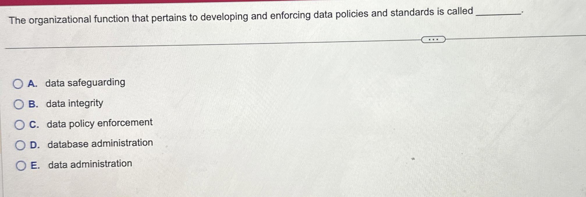 Solved The organizational function that pertains to | Chegg.com