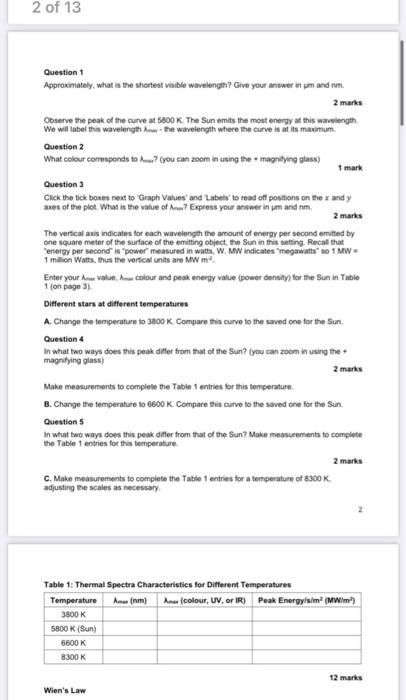 Solved 2 of 13 Question 1 Approximately, what is the | Chegg.com