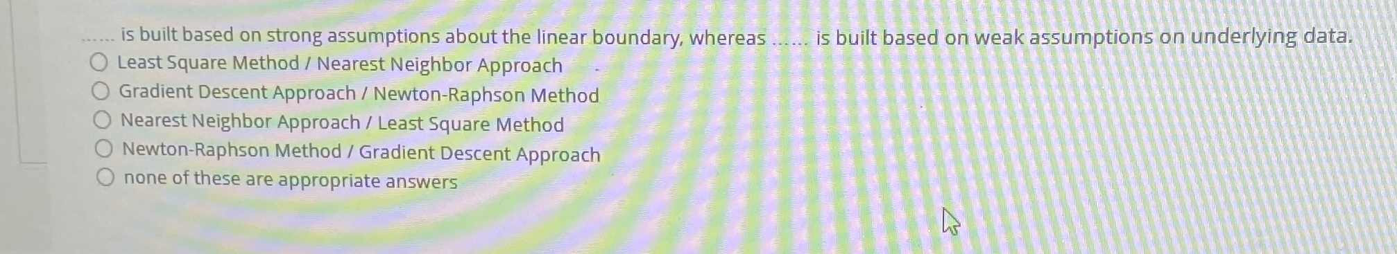 Solved is built based on strong assumptions about the linear | Chegg.com