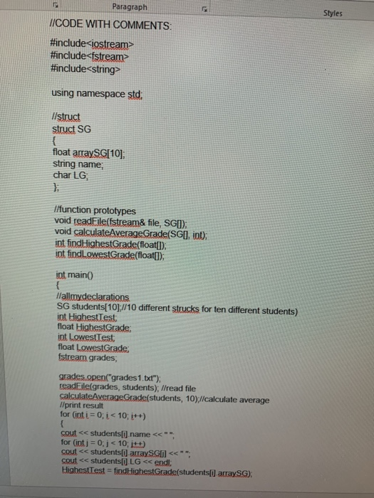 Solved please change my code from a struct to a class. thank | Chegg.com