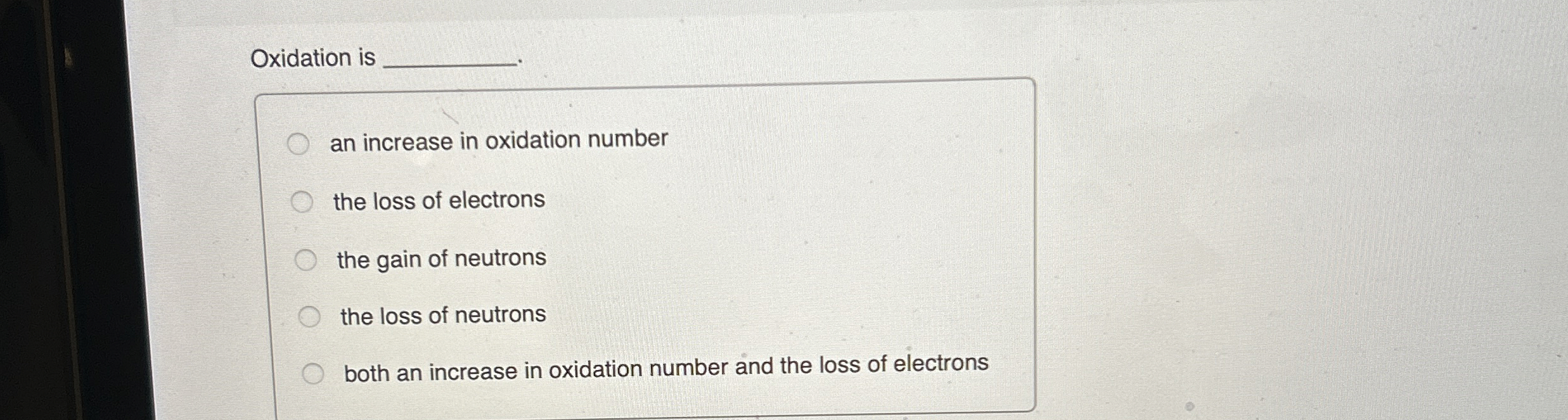 High Quality SOLUTION Oxidation is q,an increase in oxidation numberthe | Chegg.com