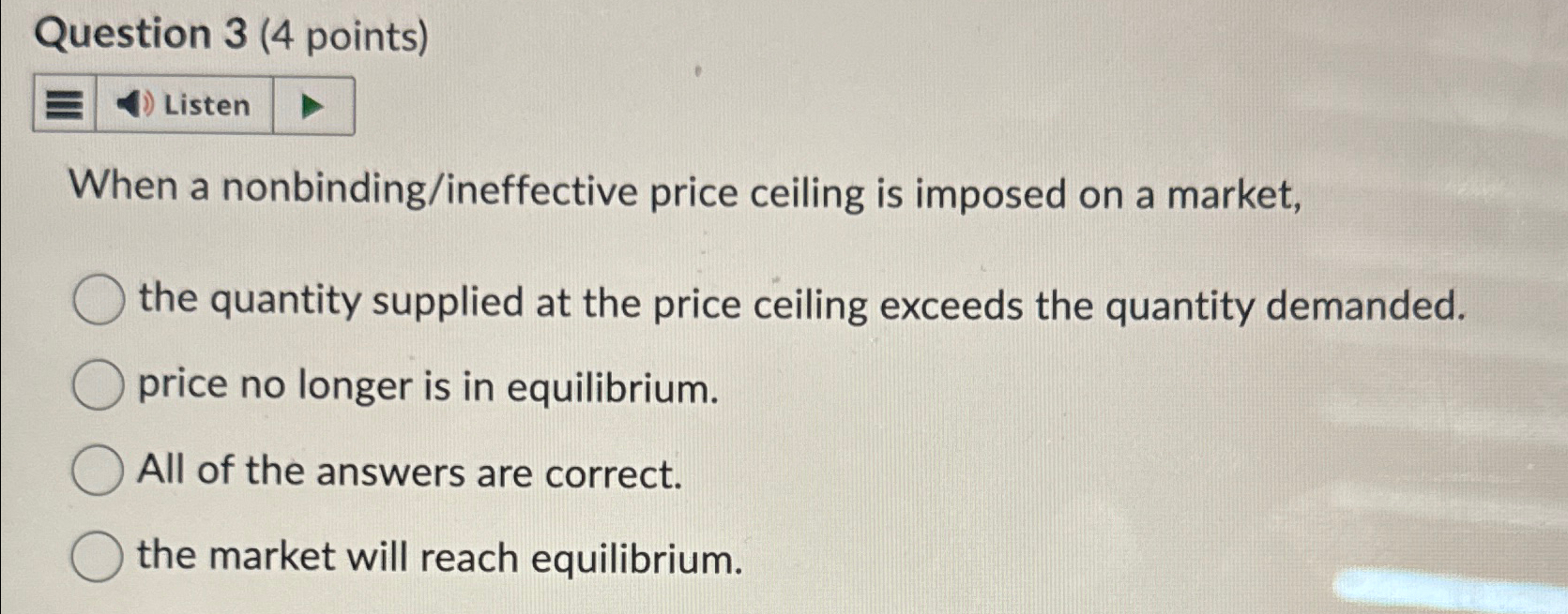 Solved Question 3 (4 ﻿points)When a nonbinding/ineffective | Chegg.com