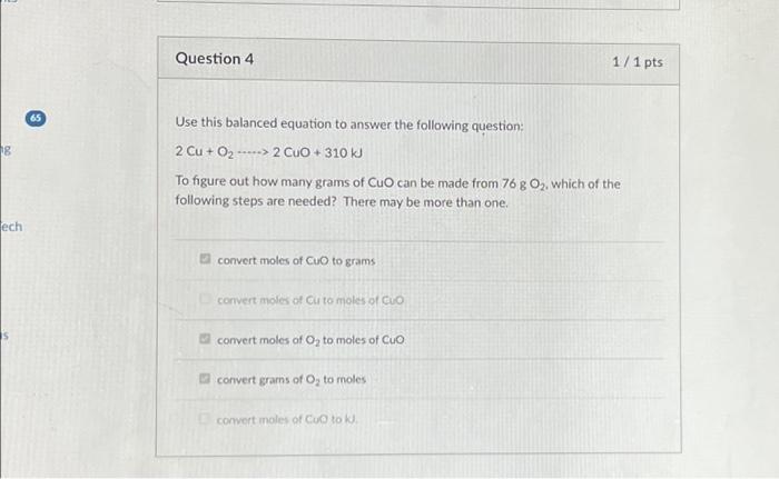 Solved Use this balanced equation to answer the following | Chegg.com
