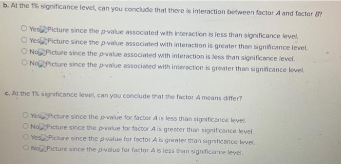 Solved Exercise 13-43 Algo A two-way ANOVA experiment with | Chegg.com