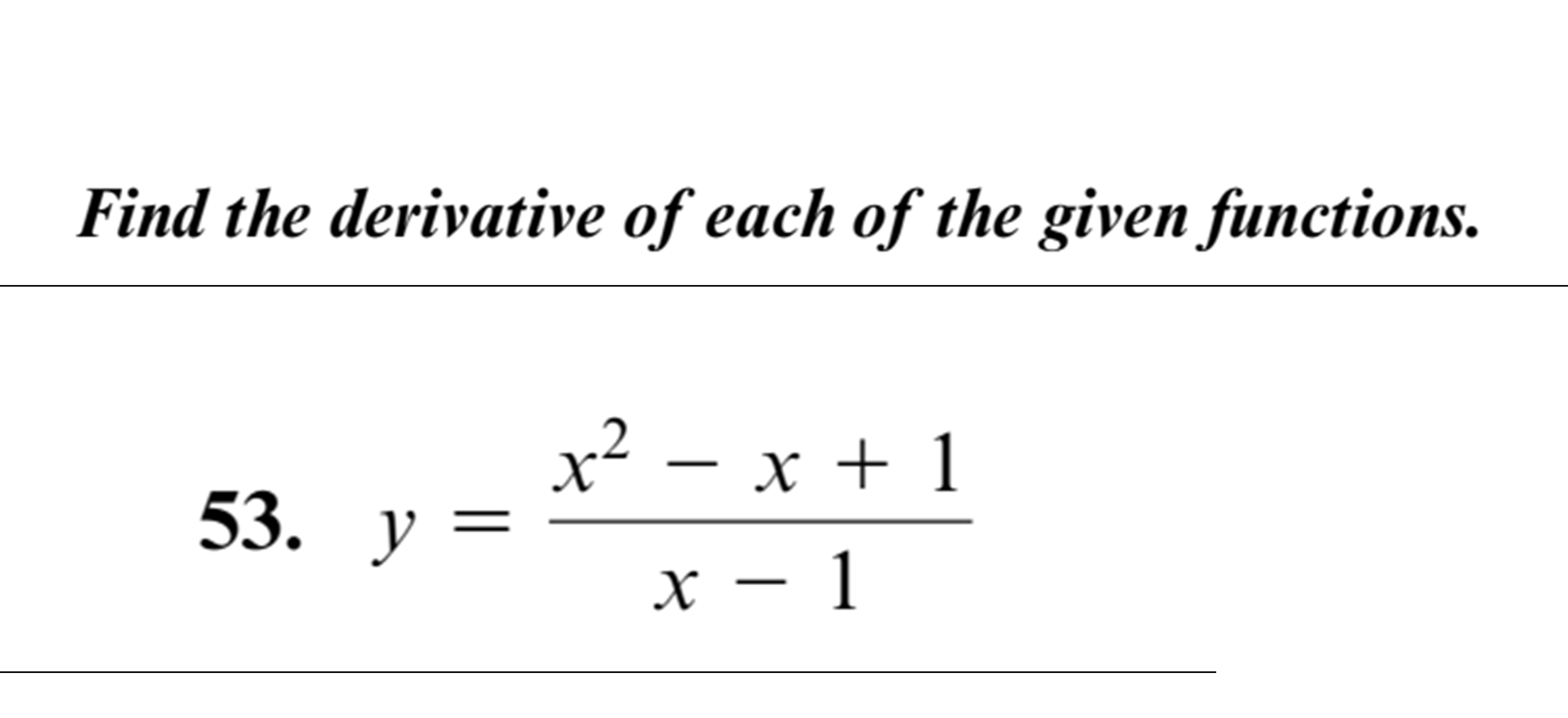 Solved Find the derivative of each of the given | Chegg.com