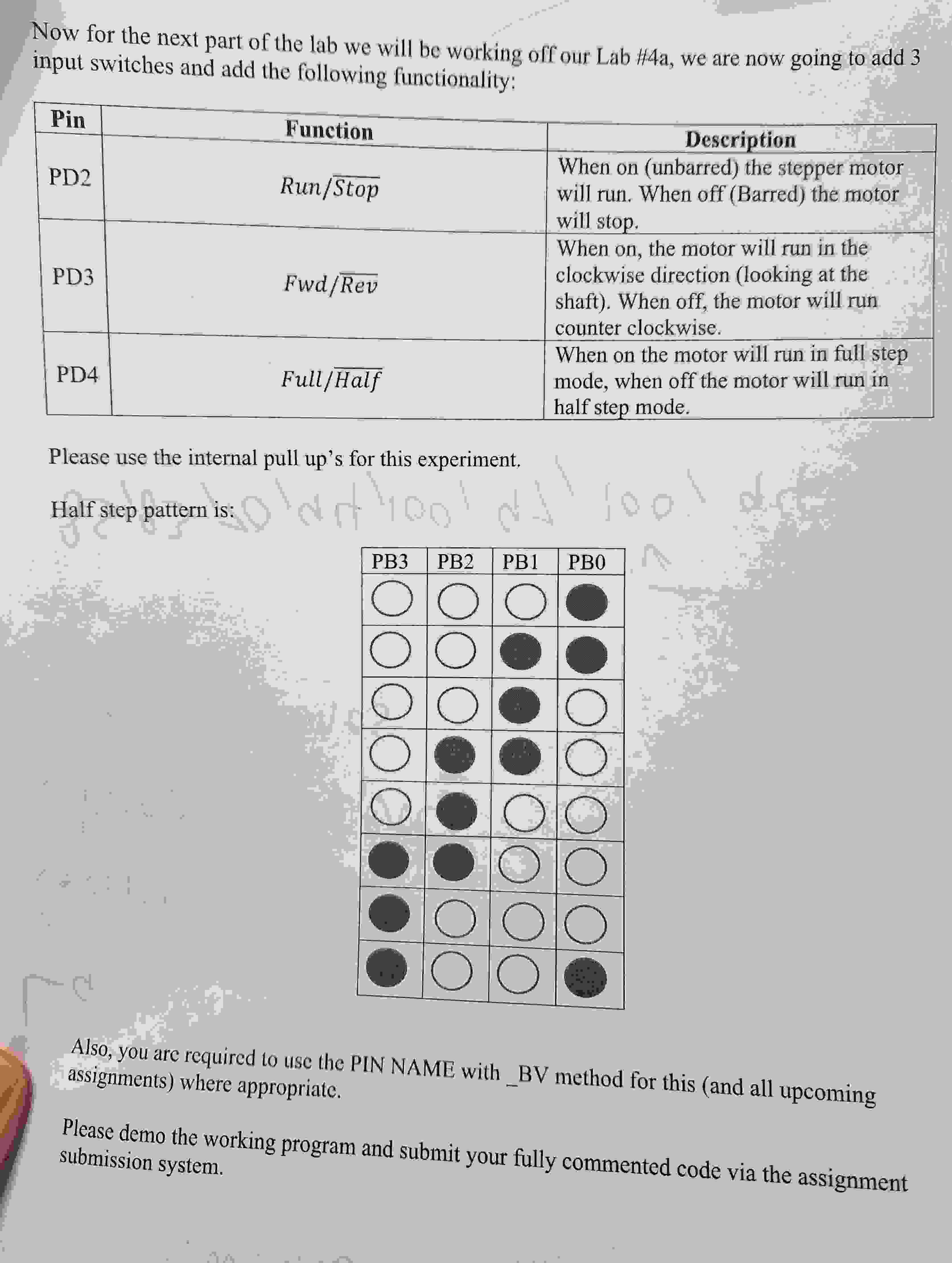 Solved TECH 3233Lab #4bVer 1.5Lab #4 ﻿a we used LED's for | Chegg.com