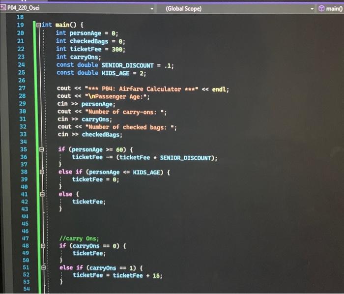 Solved Project Specifications: - Write a program that will | Chegg.com