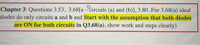 Solved 68. Find the Q-points for the diodes in the four | Chegg.com