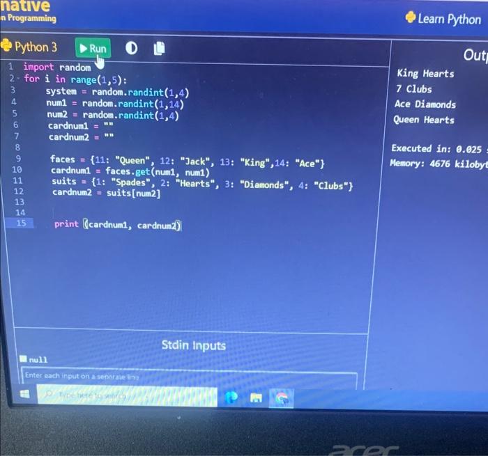 Solved Can Someone Help Me Make The Python Program It