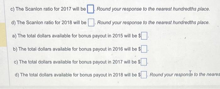 Solved Scanlon plans represent a group-level incentive plan | Chegg.com