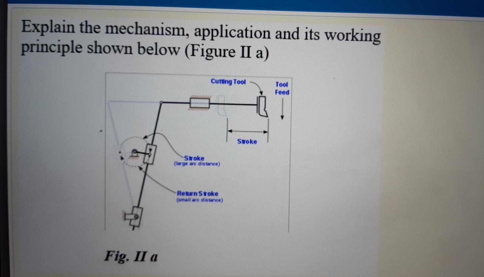 Solved Explain the mechanism, application and its working | Chegg.com