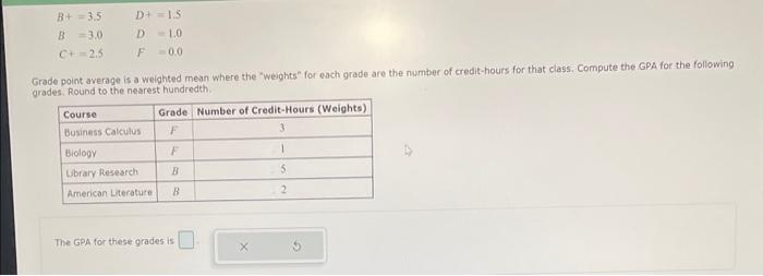 Solved At most colleges and universities, weighted means are | Chegg.com Solved At most colleges and universities, weighted means are | Chegg.com