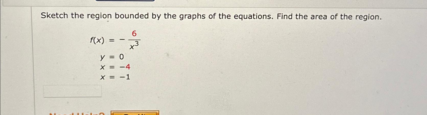 Solved Sketch the region bounded by the graphs of the | Chegg.com