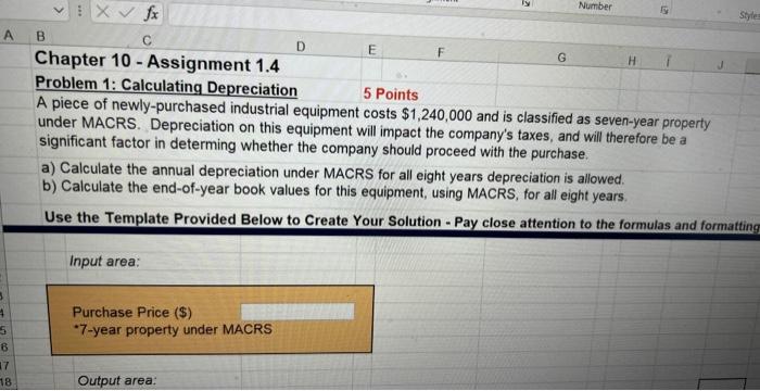 Solved Problem 1: Calculating Depreciation 5 Points A piece | Chegg.com