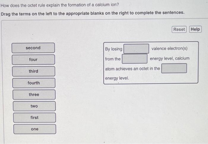 Solved How does the octet rule explain the formation of a | Chegg.com