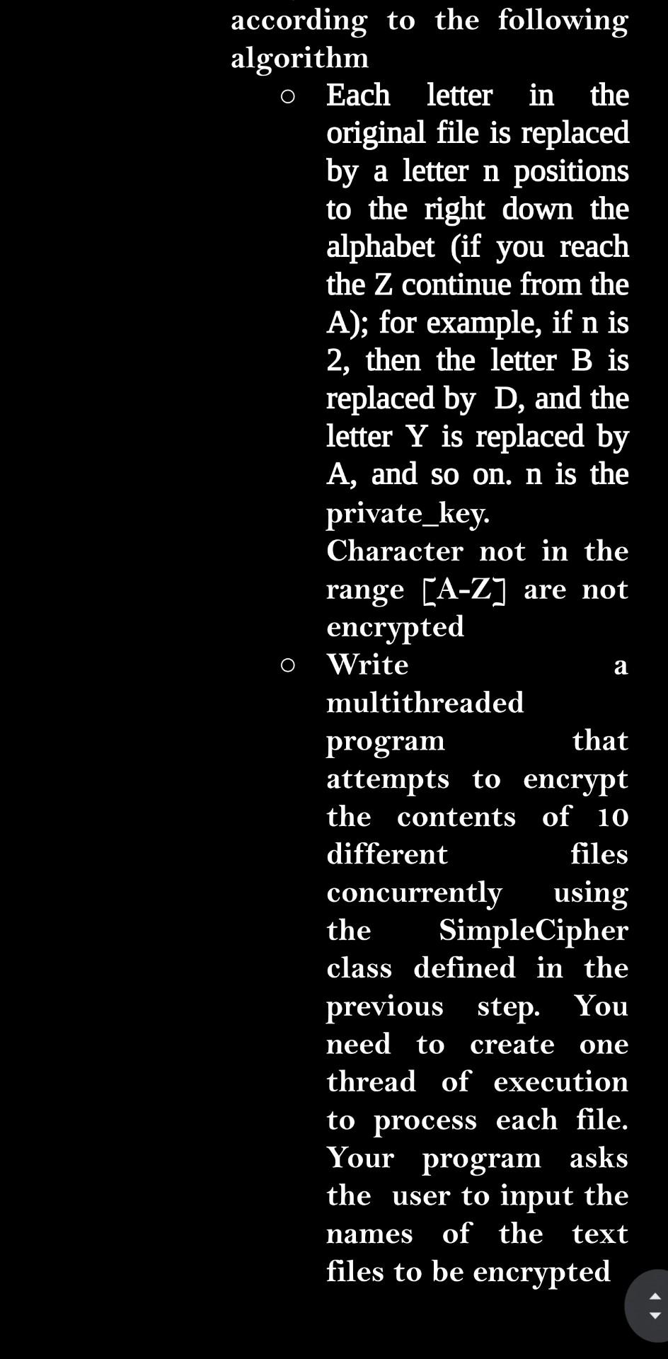 Solved Exercises 1 Implement A Simple Encryption Algorithm