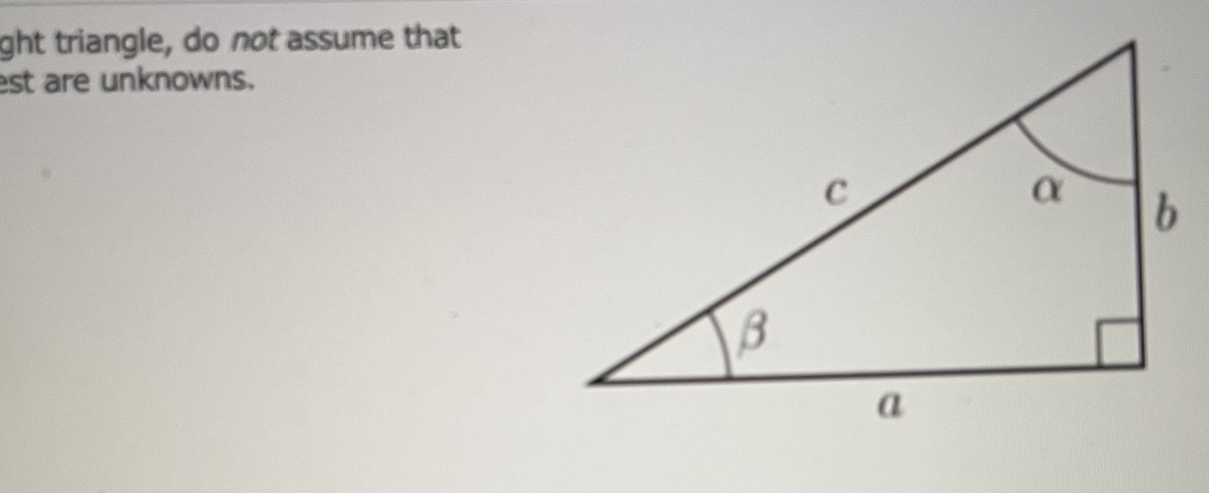 Solved Given a=2.27 ﻿and c=15.53, ﻿enter a numeric value, in | Chegg.com