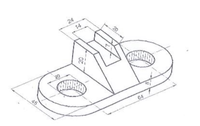 Solved In the CNC milling machine, write the work program | Chegg.com