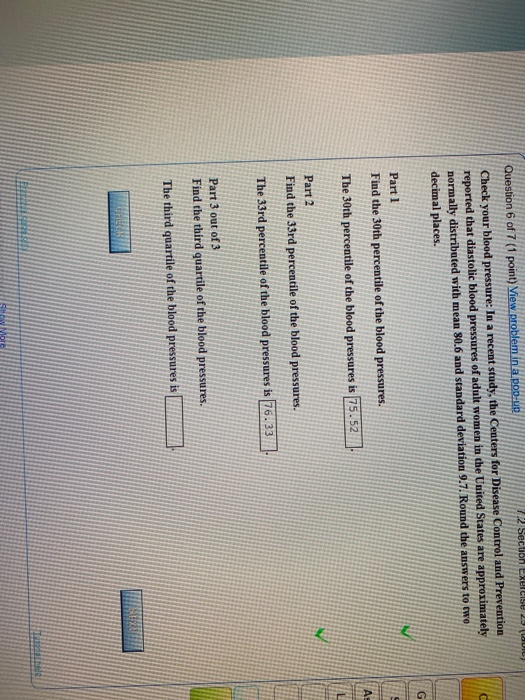 Solved Question 6 of 7 (1 point) View problem in a pop-up 22 | Chegg.com