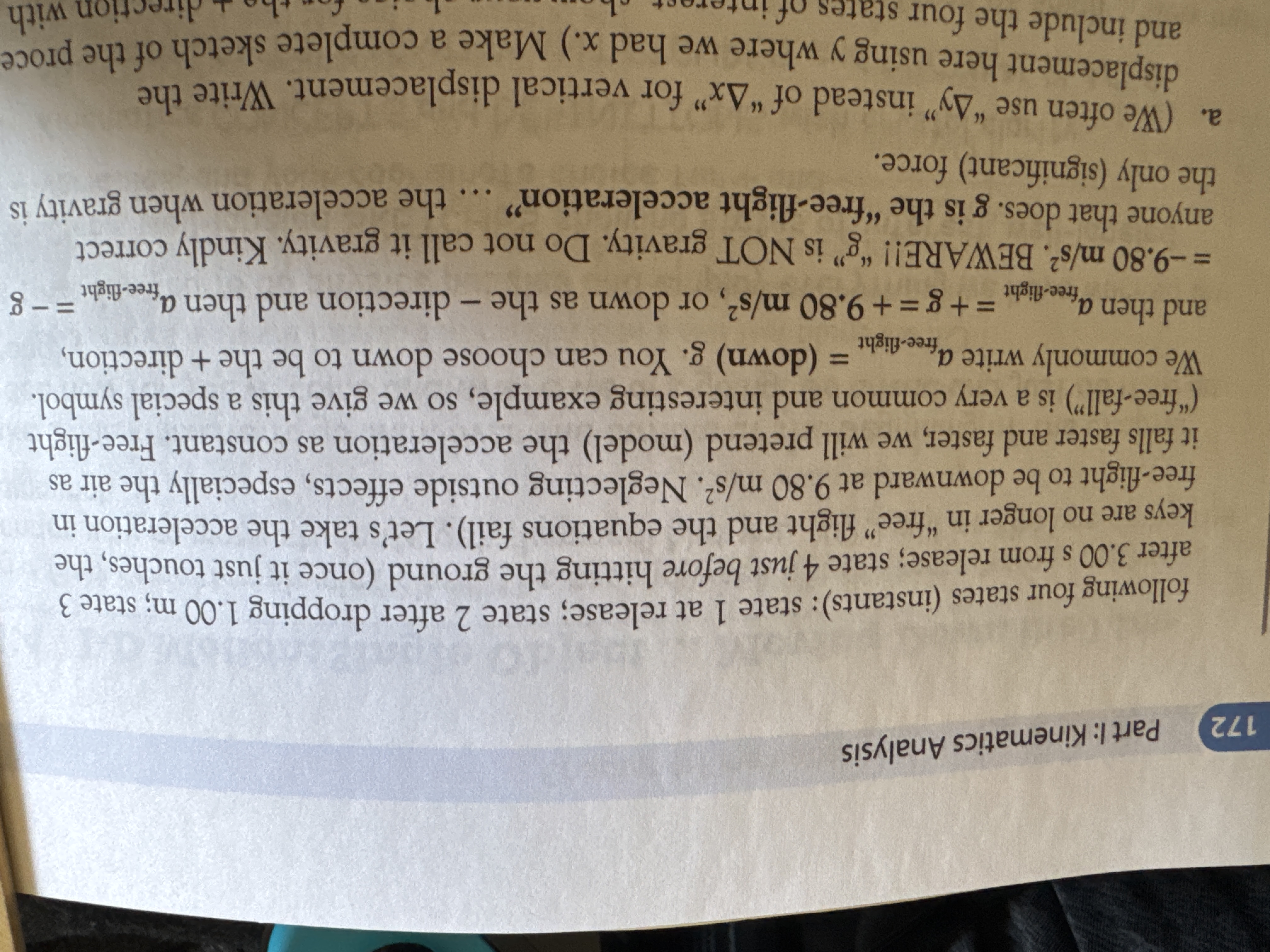 Solved Part 1: Kinematics Analysisfollowing four states | Chegg.com