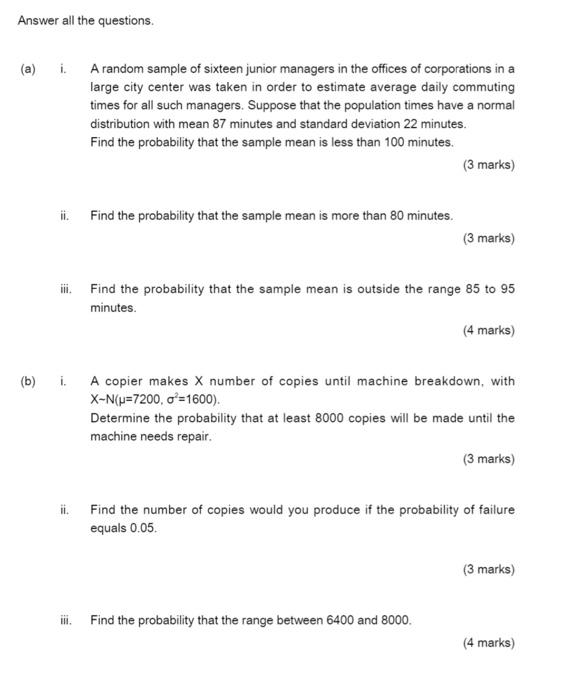 Solved Question 3 Answer the following questions. (a) In a | Chegg.com