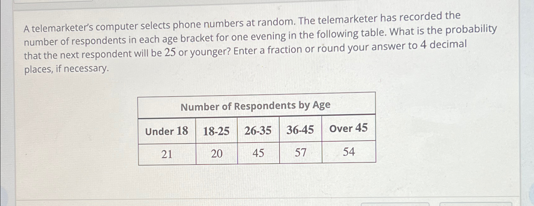 Solved A telemarketer's computer selects phone numbers at | Chegg.com
