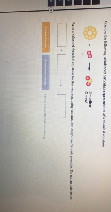 Solved Consider the following unbalanced particulate | Chegg.com