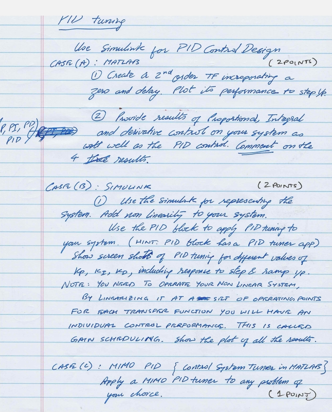 Solved YII tuningUse Simulink for PID Control DesignCASr | Chegg.com