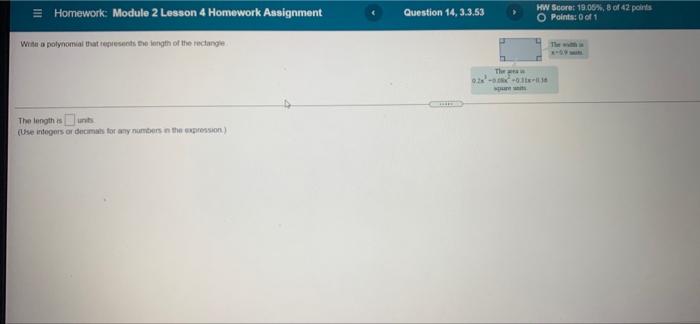Solved Homework Module 2 Lesson 4 Homework Assignment