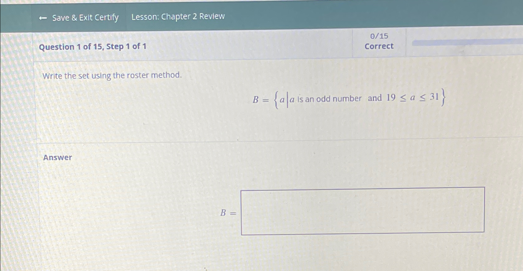 Solved Save & Exit CertifyLesson: Chapter 2 ﻿ReviewQuestion | Chegg.com