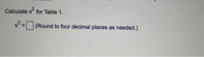 Solved Data tableCalculate SSE, s2, and s for the least | Chegg.com