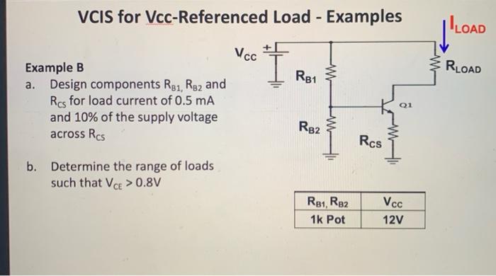 Solved VCIS for Vcc-Referenced Load - Examples ILOAD Vcc | Chegg.com