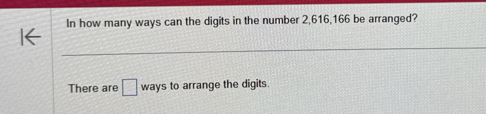 In how many ways can the digits in the number | Chegg.com