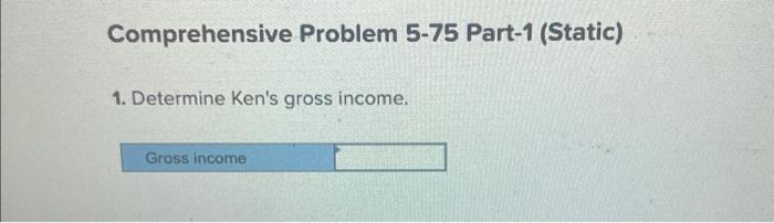 Solved Comprehensive Problem 5-75 (LO 5-1, LO 5-2, LO 5-3) | Chegg.com Solved Comprehensive Problem 5-75 (LO 5-1, LO 5-2, LO 5-3) | Chegg.com