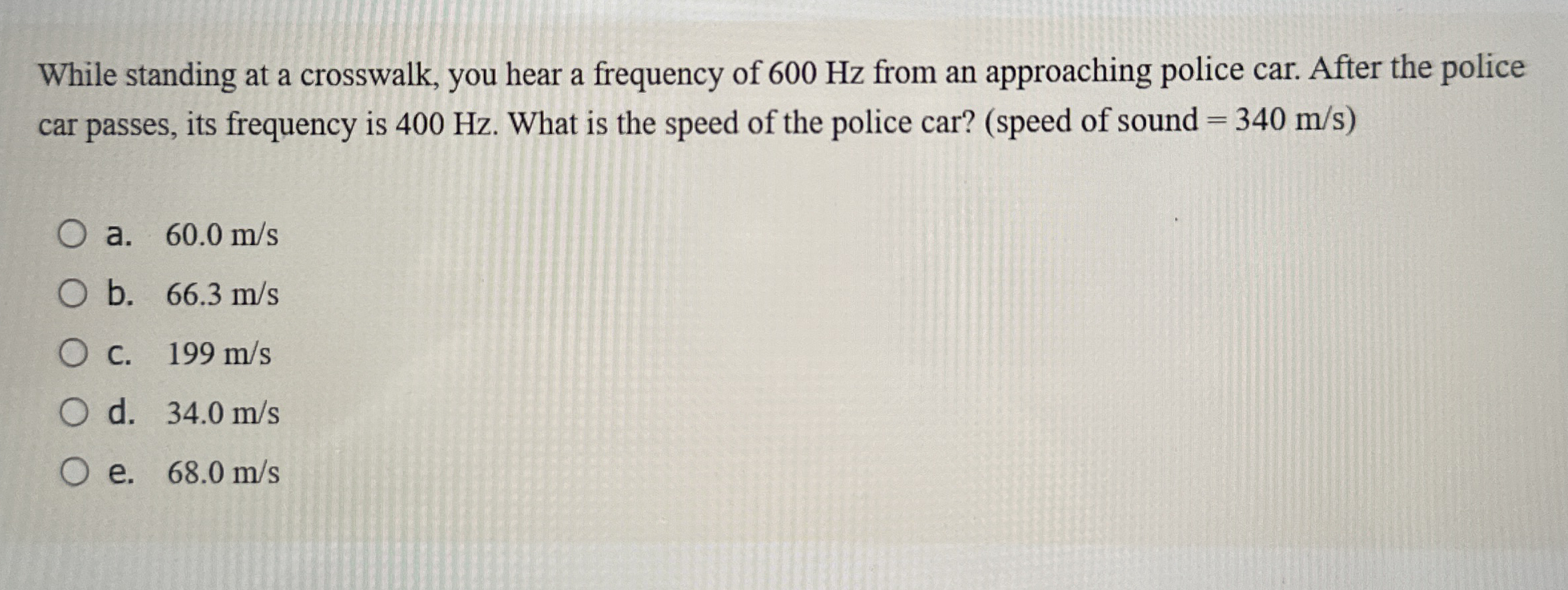 Solved What is the intensity of a sound with a measured | Chegg.com
