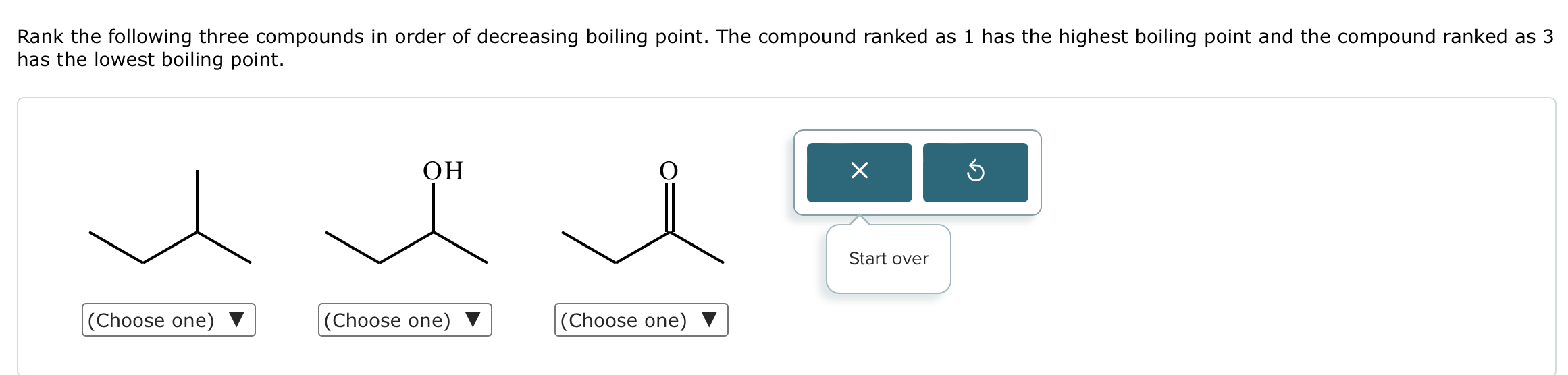 Solved Rank the following three compounds in order of | Chegg.com