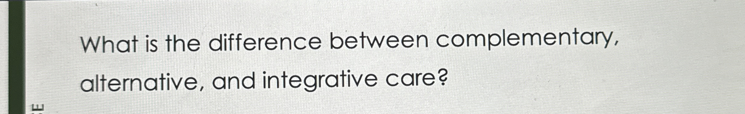 Solved What is the difference between complementary, | Chegg.com