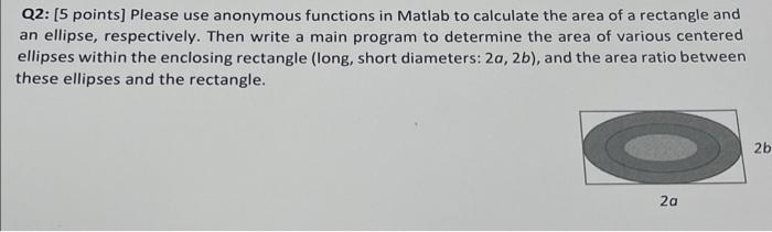 Solved Q2: [5 points] Please use anonymous functions in | Chegg.com