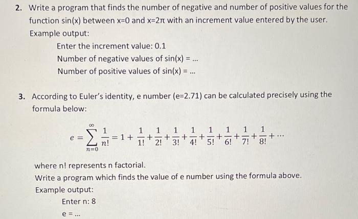 Solved 2. Write a program that finds the number of negative | Chegg.com