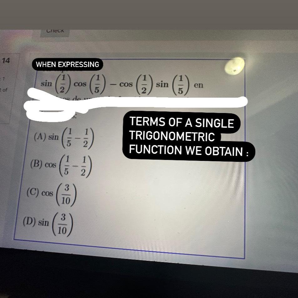 Solved WHEN EXPRESSINGsin(12)cos(15)-cos(12)sin(15) | Chegg.com