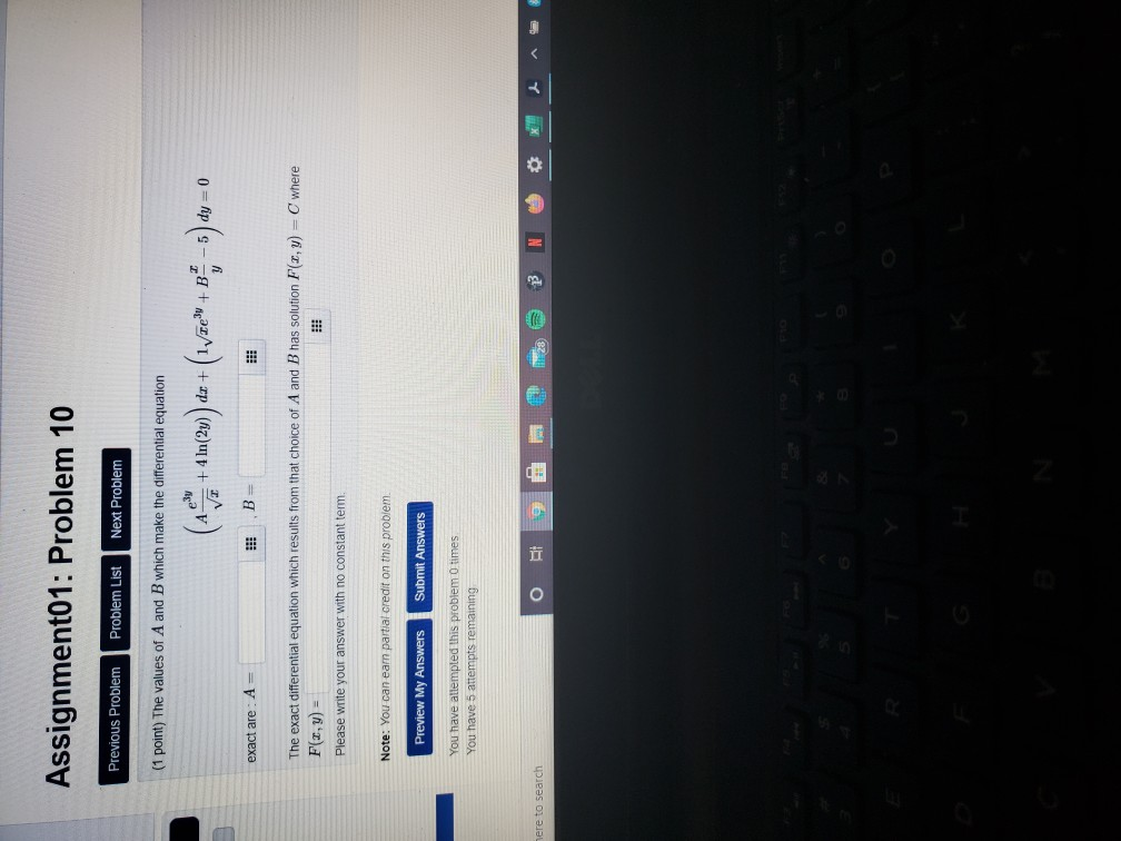 Solved Assignment01: Problem 10 Previous Problem Problem | Chegg.com