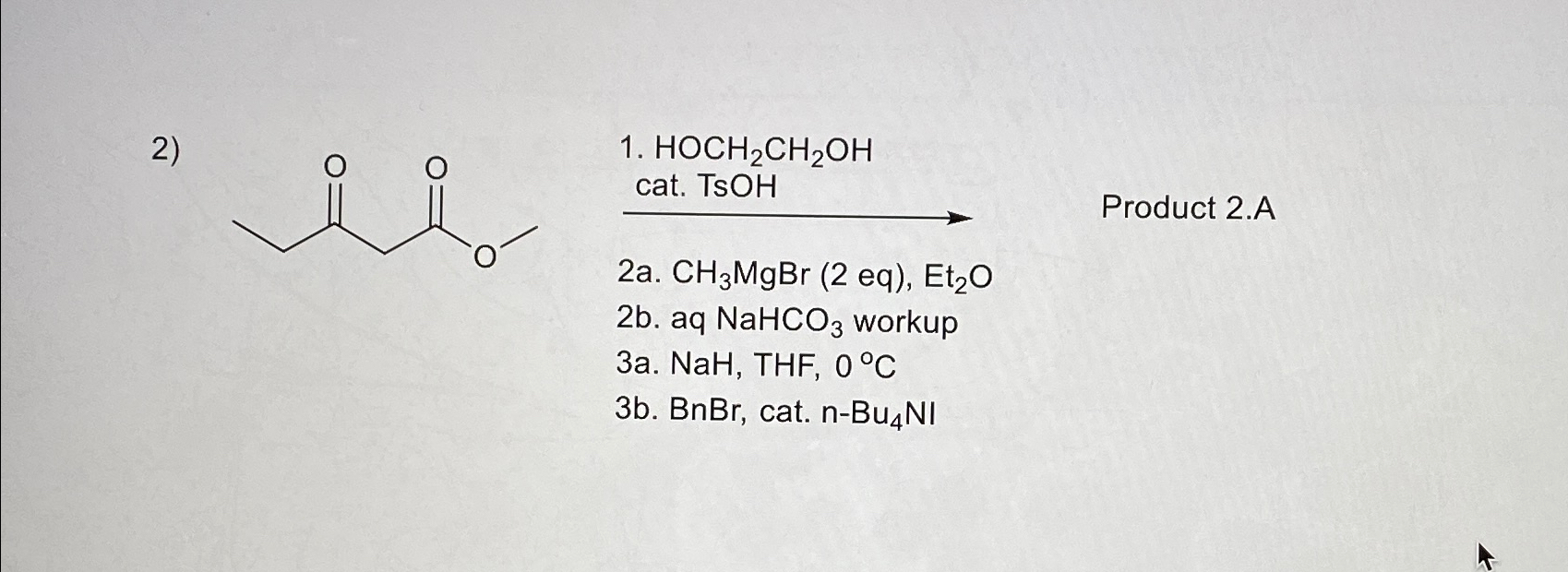 Solved Given the structure of the major products expected | Chegg.com