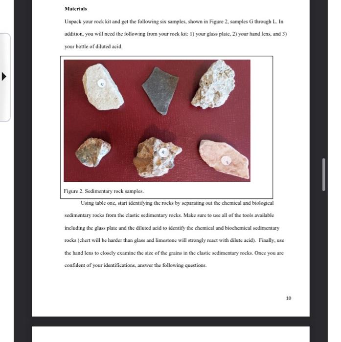 Solved Table 1. Classification of' Sedimentary | Chegg.com