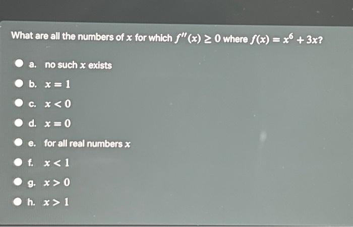 Solved What are all the numbers of x for which f Solved What are all the numbers of x for which f