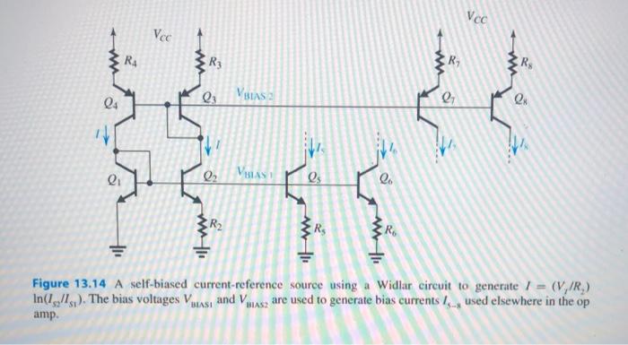 Solved D 13.45 Design a Widlar current reference to generate | Chegg.com
