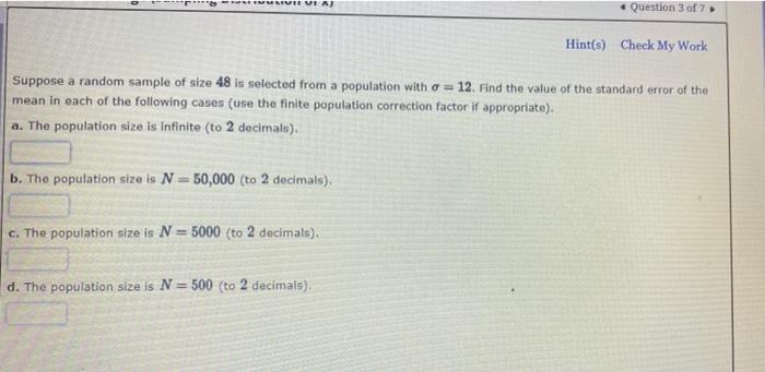 Solved MMINTA • Question 3 of 7 Hint(s) Check My Work | Chegg.com
