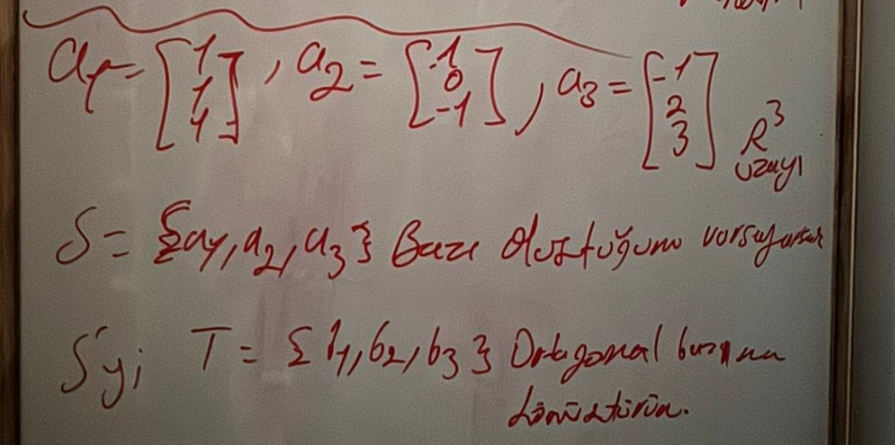 Solved a1=[111],a2=[-10-1],a3=[-123] ﻿R'3 ﻿spaceδ={a1,a2,a3} | Chegg.com